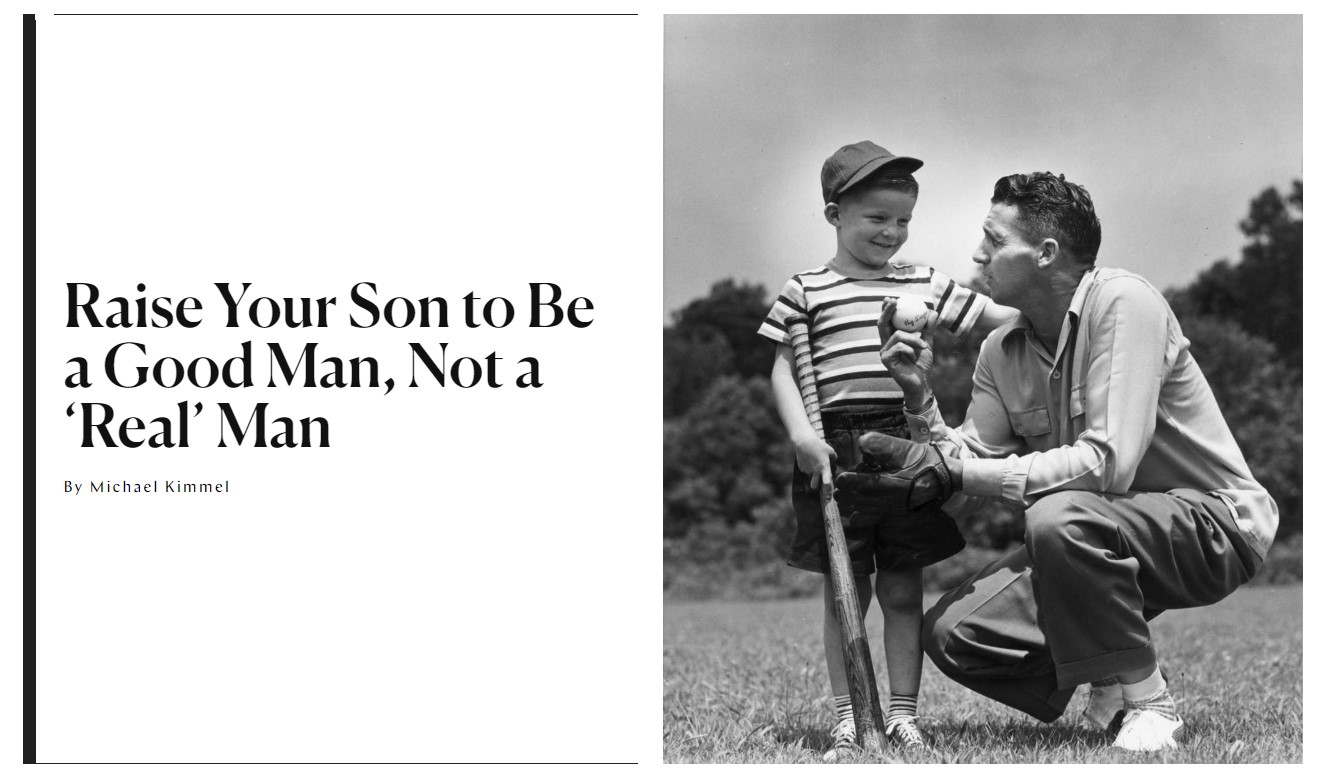 Being Good at Being a Man or Just Being a Good Man