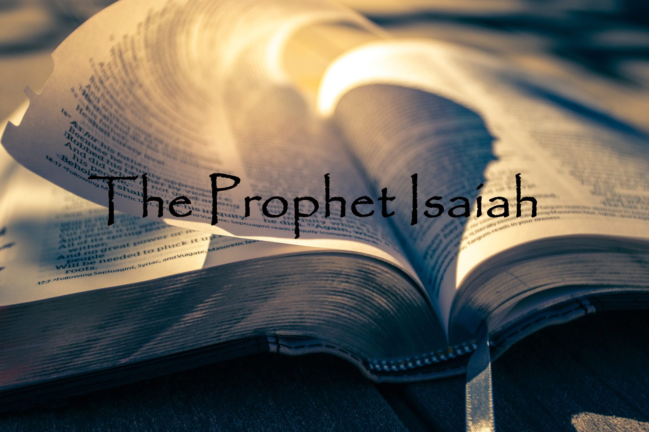 MANual Lessons from The Prophet, Isaiah MANual Lessons from The Prophet, Isaiah